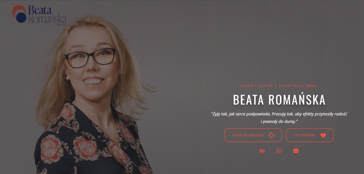 Beata Romańska - Coaching